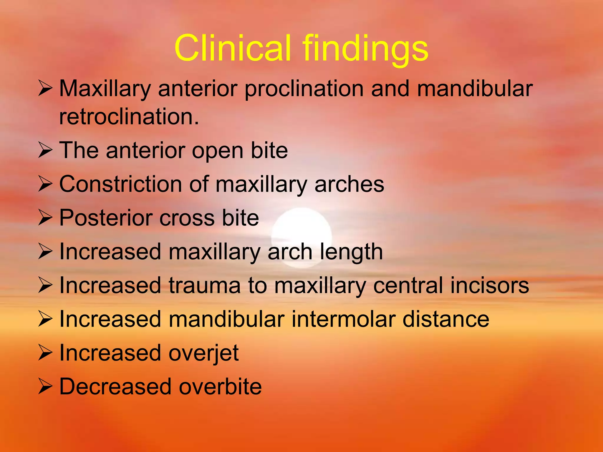 Commonly occuring oral habits in children | PPTX