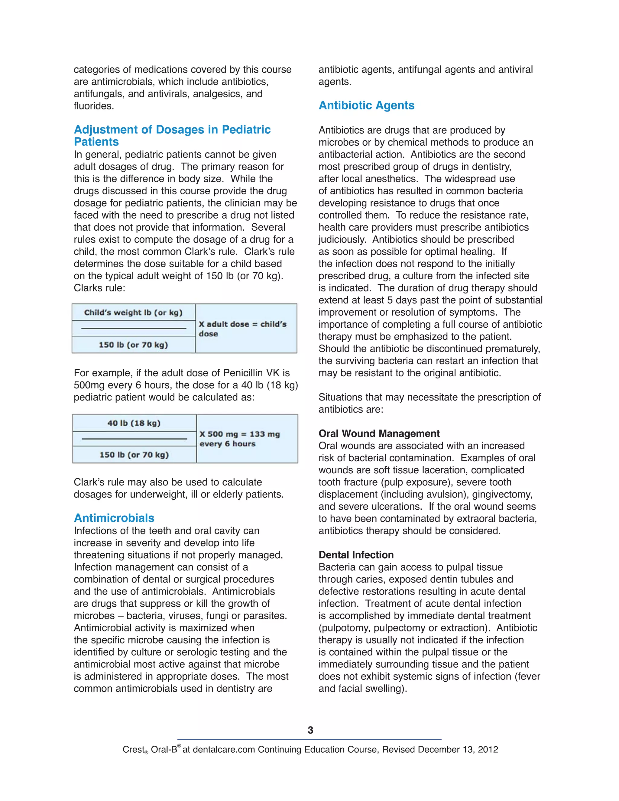 Commonly used drugs in pediatric dentistry | PDF