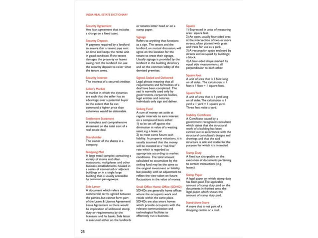 Commonly used Real Estate terminology in india | PPTX