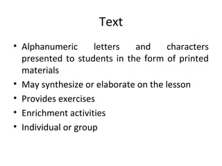 Commonly used materials in the classroom | PPT