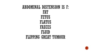 Commonly used medical mnemonics | PPT