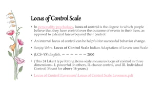 Commonly used psychological tests | PPT