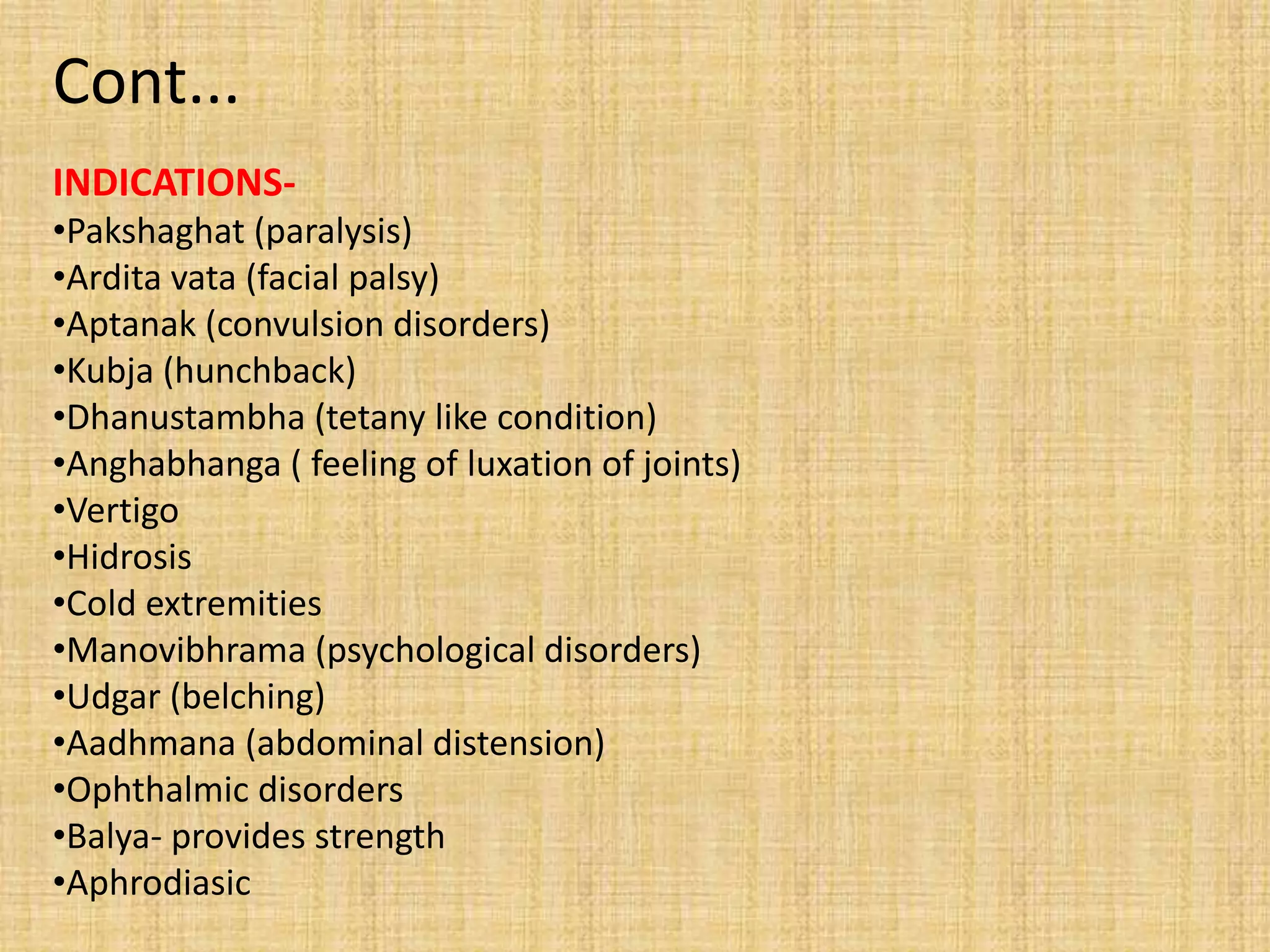 Commonly used rasa aushadhi in vata vyadhi | PPTX