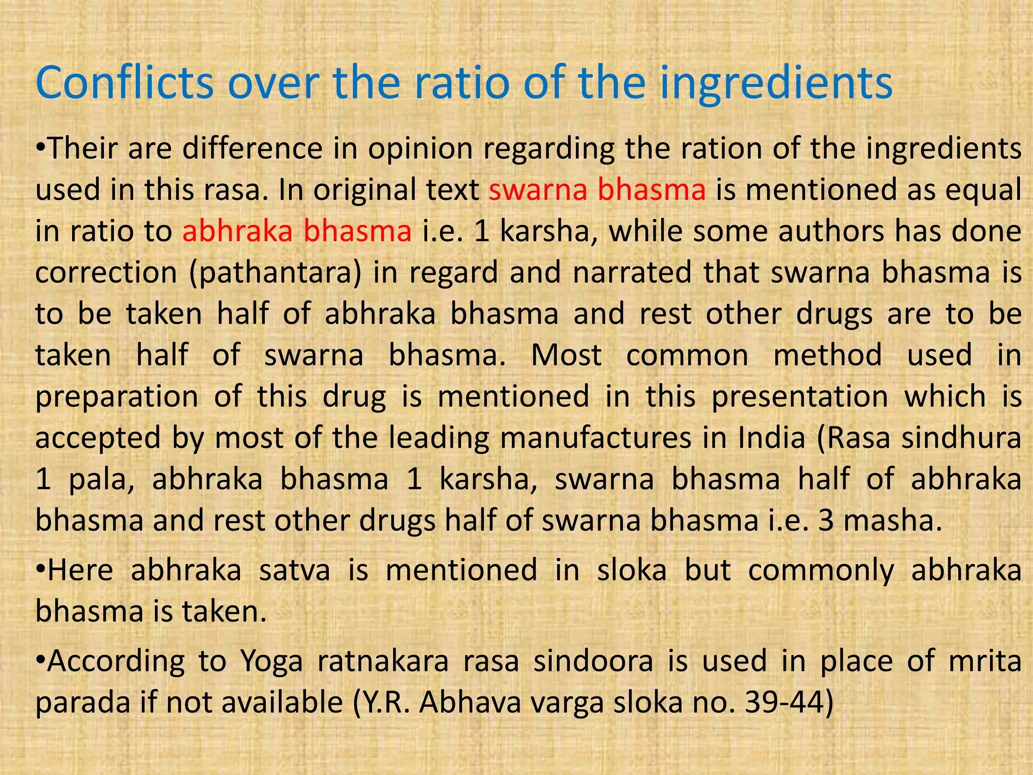 Commonly used rasa aushadhi in vata vyadhi | PPTX