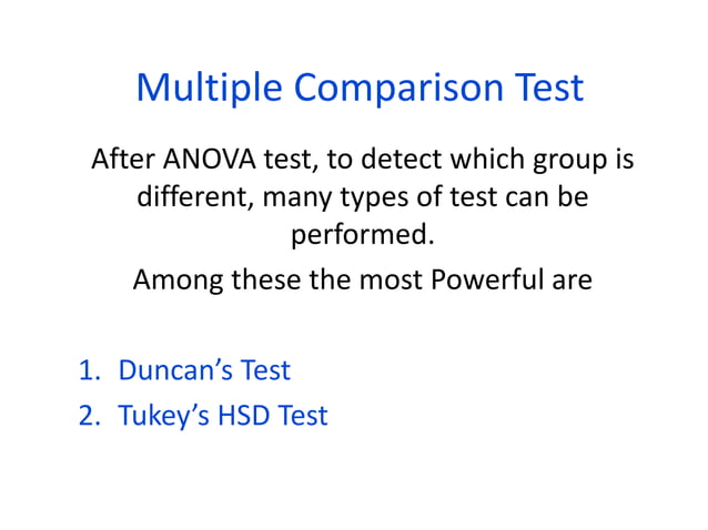 Commonly Used Statistical Tests In Research Pptx Science