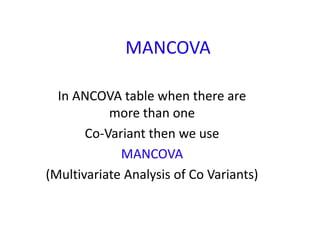 Commonly used statistical tests in research | PPTX