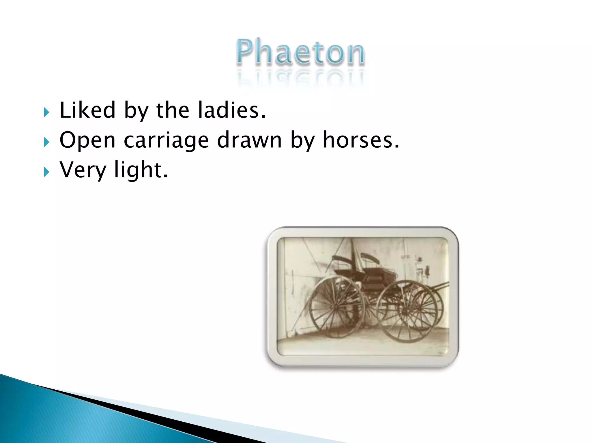 Commonly used victorian era transportation | PPTX