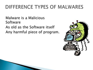 Common malware and countermeasures | PPTX