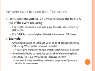 Common measures of association in medical research (UPDATED) 2013 | PPT