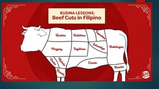 COMMON MEAT CUTS; the beef and the pork cuts.pptx