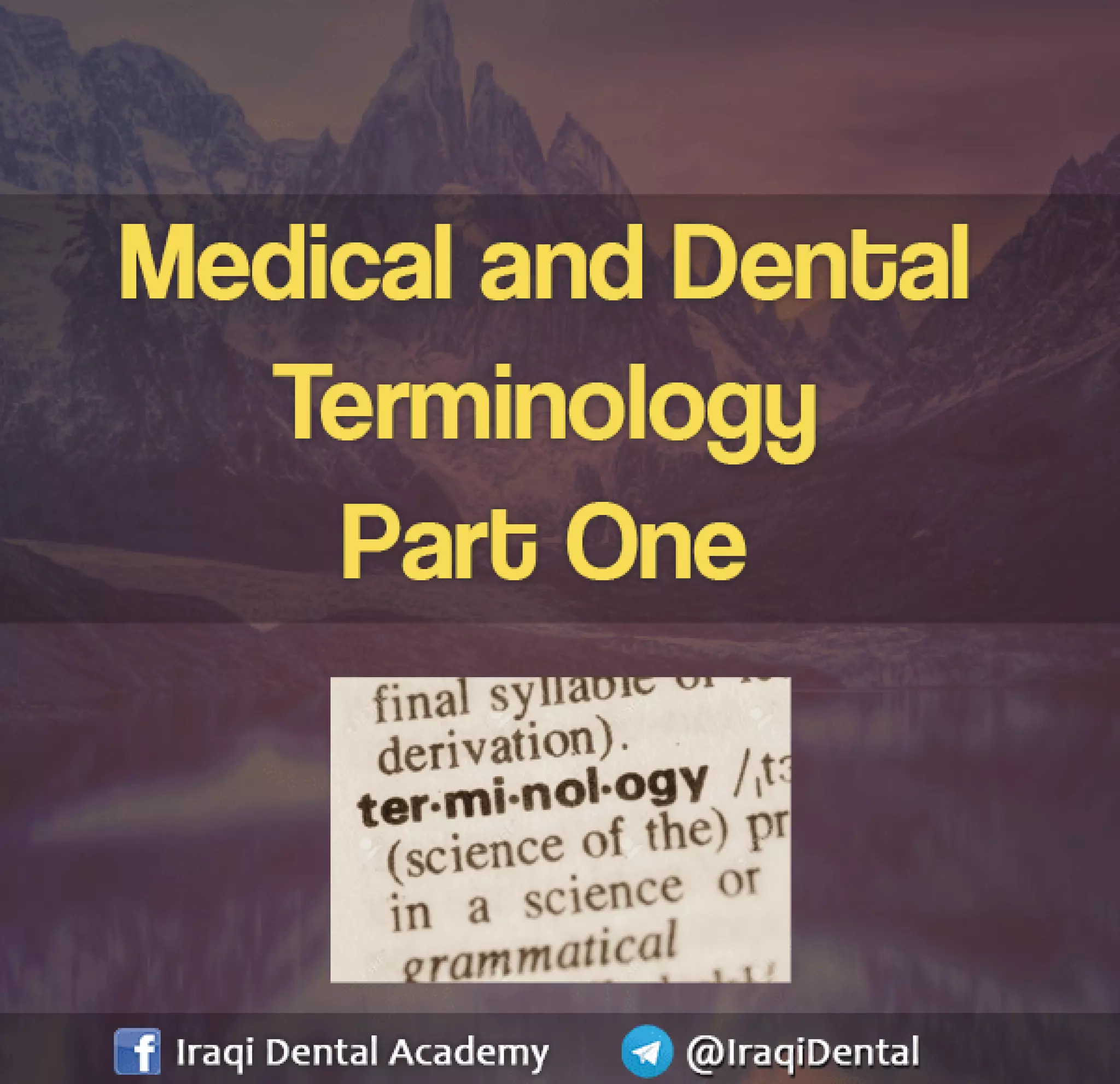 Common Medical and Dental Terminologies | PPT