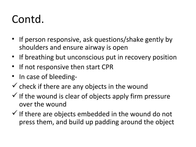 Common Medical Emergencies | PPT | First Aid | Injuries