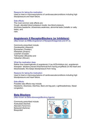 Common Medications | DOCX