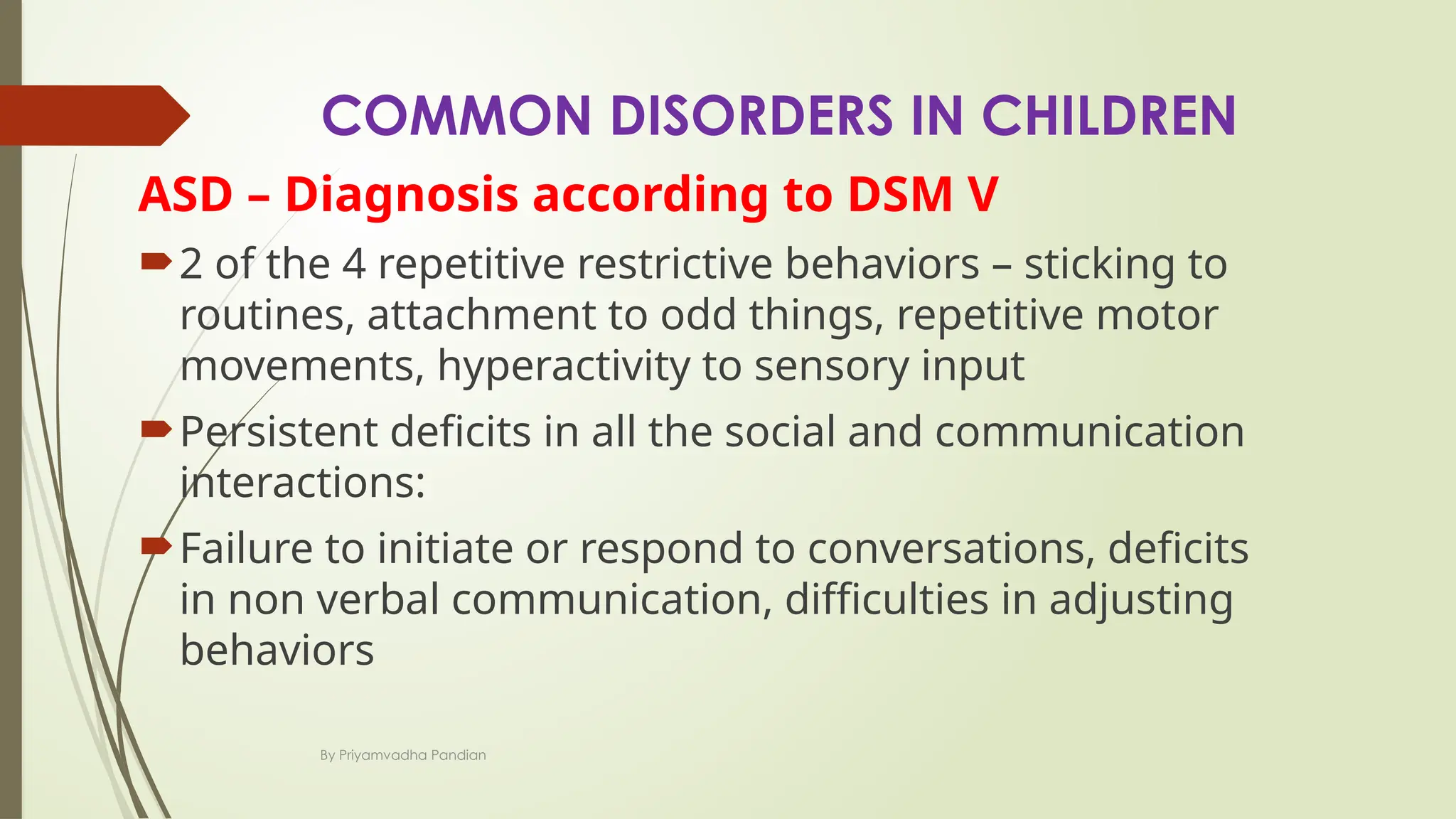 COMMON MENTAL HEALTH DISORDERS in PSYCHOLOGY | PPTX