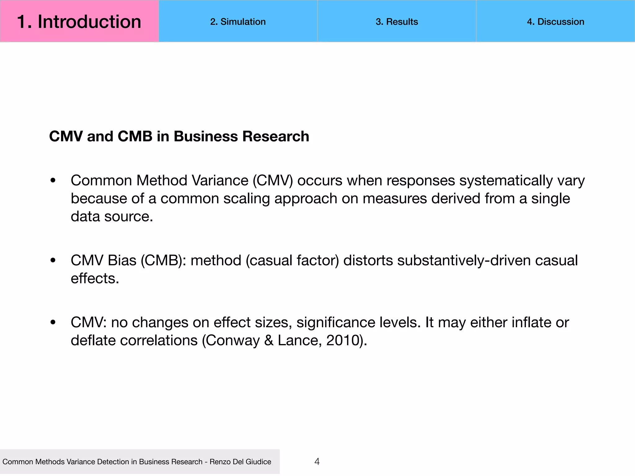 Common Method Variance Detection in Business Research | PDF