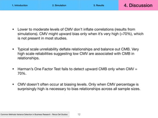 Common Method Variance Detection in Business Research | PDF | Business ...