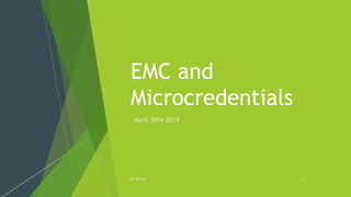 Common microcredential framework | PPT
