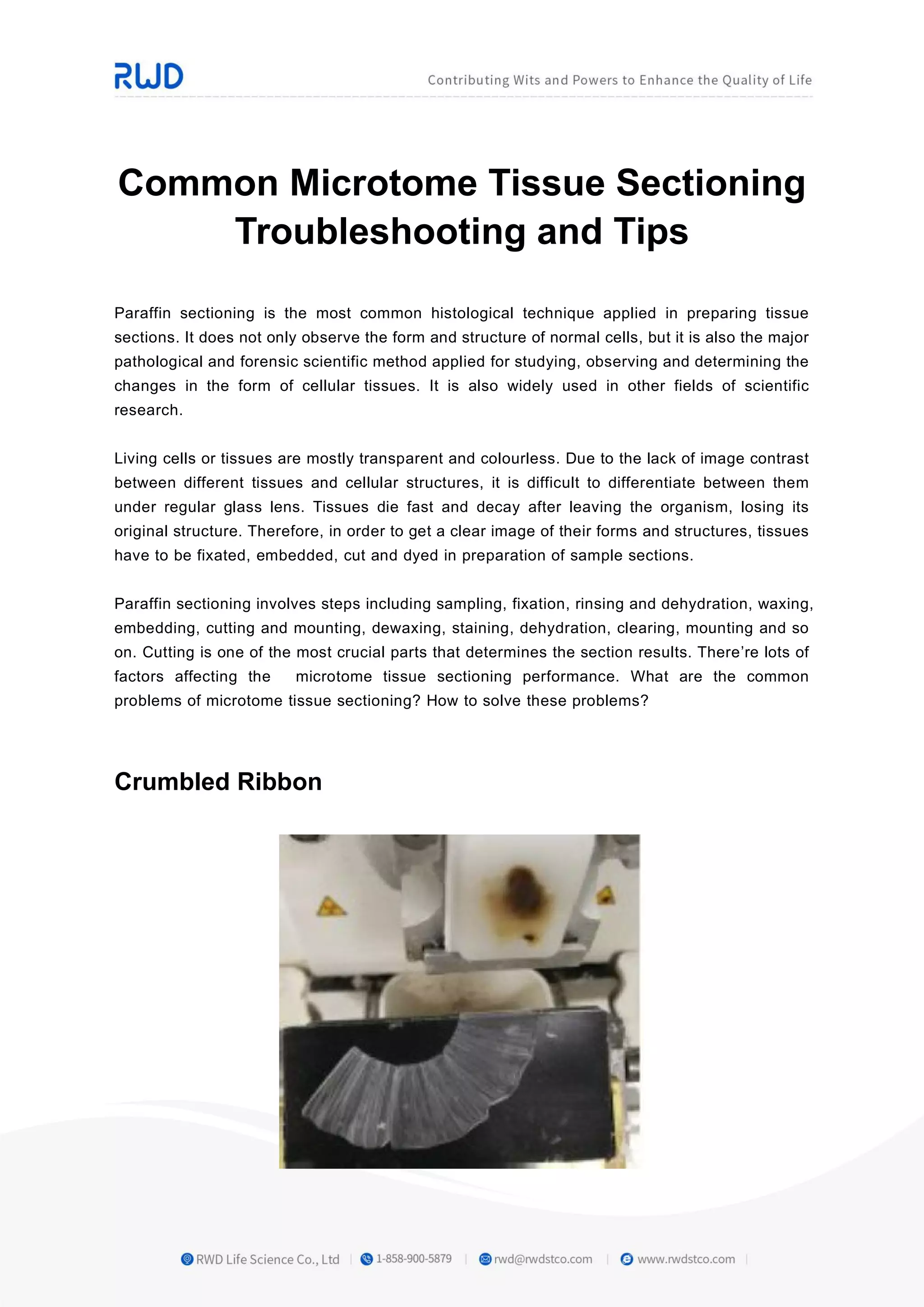 Common Microtome Tissue Sectioning Troubleshooting and Tips.pdf