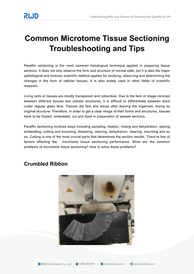 Common Microtome Tissue Sectioning Troubleshooting and Tips.pdf