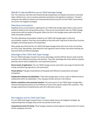 Common Misconceptions About Non-TASCC Bulk Tipper Haulage Debunked.pdf
