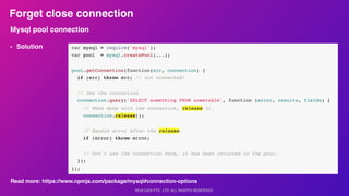 Common mistake in nodejs | PPT