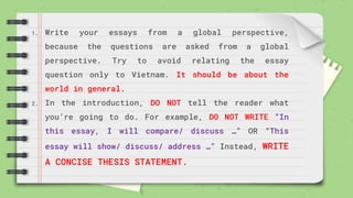 Common mistakes in IELTS writing task 1 and task 2 | PPTX