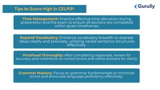 Common Mistakes in CELPIP Exam and Tips to Score High | PPTX