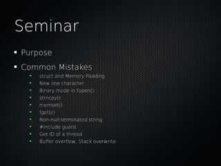 Common mistakes in C programming | PDF | Programming Languages | Computing