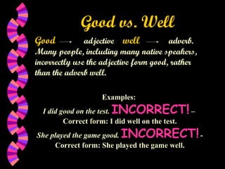 Common mistakes in english | PPT