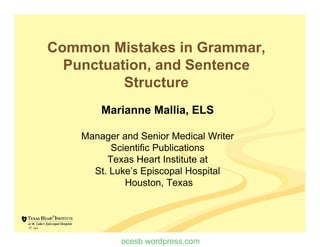 Common mistakes in english | PDF | Science