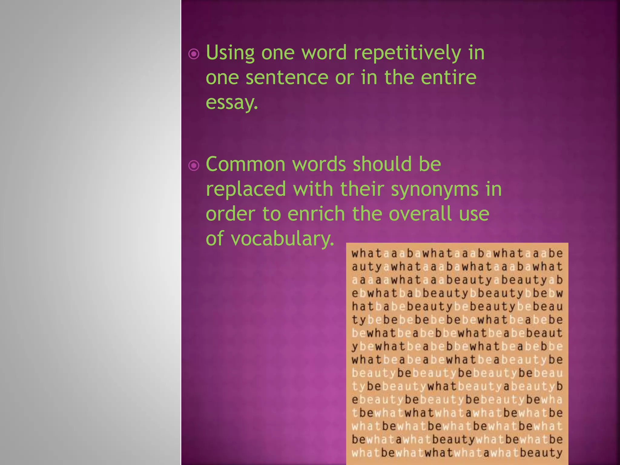 Common mistakes in english while writing essay | PPTX