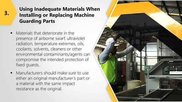 Common mistakes in machine guarding | PPT