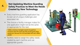 Common mistakes in machine guarding | PPT