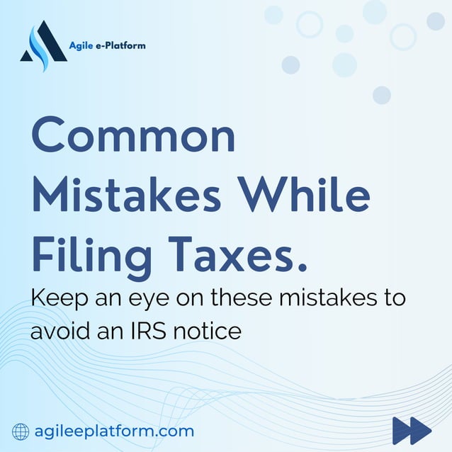 Common Mistakes While Filing Taxes | PPT