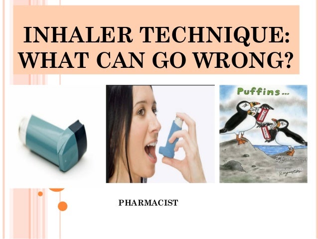 Common mistakes with inhalers