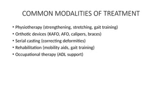 Common modalities and common surgeries done to LL.pptx