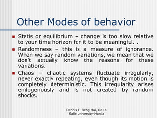 Common Modes Of Dynamic Behavior | PDF