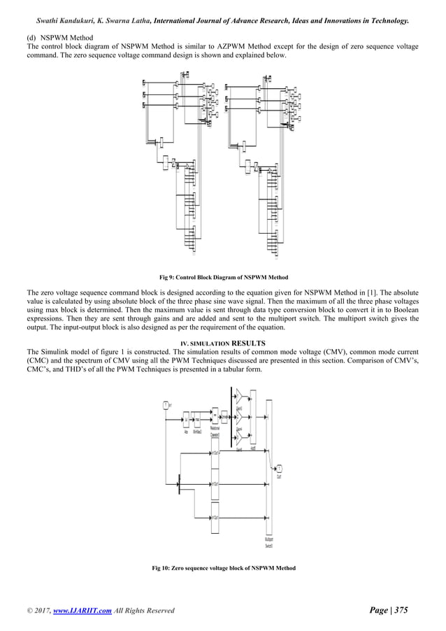 Common Mode Voltage Reduction For Three Phase Grid Connected Converters