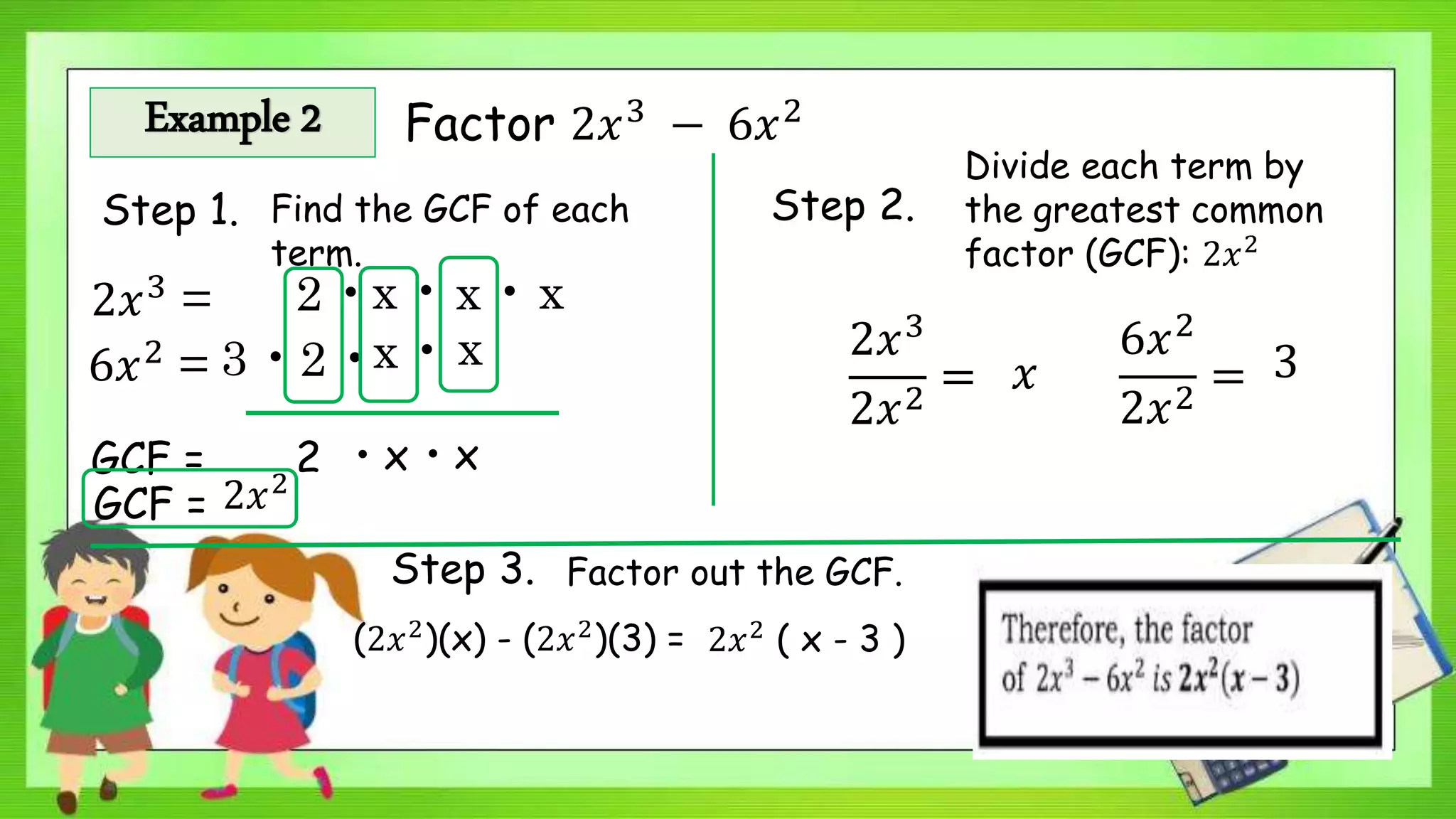 Common Monomial Factor | PPTX
