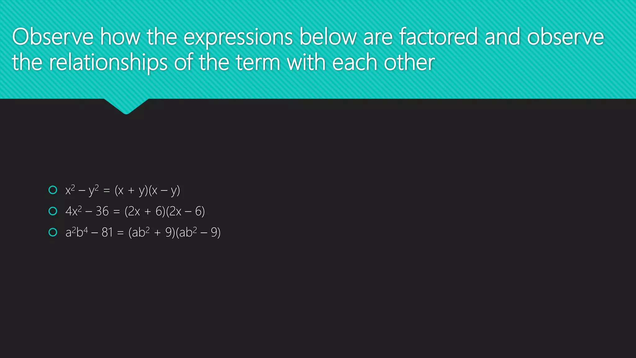 Common monomial factoring | PPT