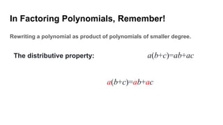 Common monomial factoring | PPTX
