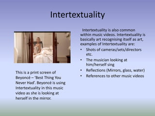 Common motifs within music videos | PPT