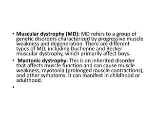 common muscle disorders .pptx | Brain and Nervous System Disorders ...