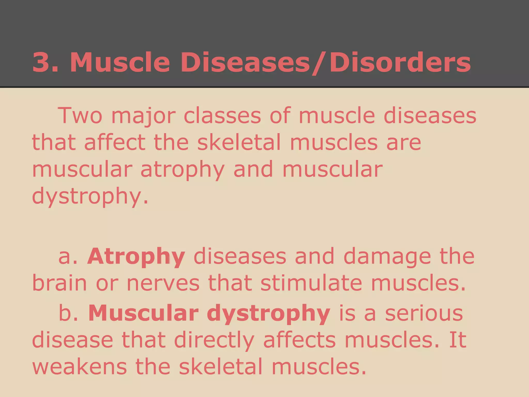 Common muscle disorders and diseases | PDF