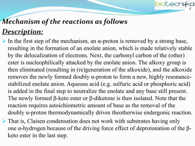 Common named reactions | PPTX | Chemistry | Science