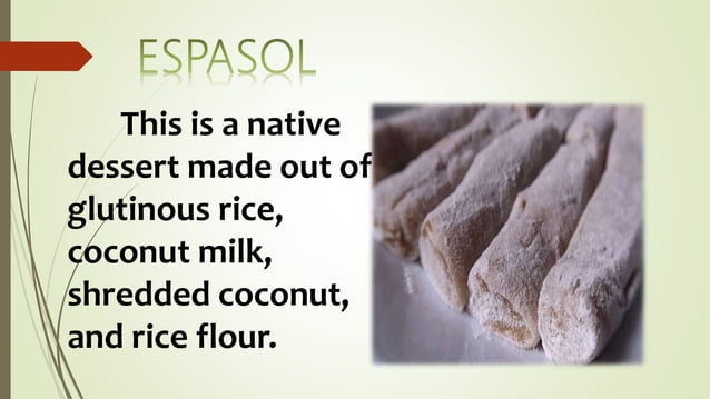 Common native delicacies | PPTX | Desserts and Baking | Food & Drink