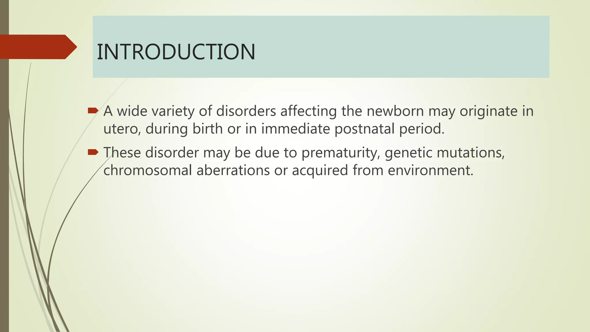 Common neonatal disorder BSC Nursing 3r year | PPTX