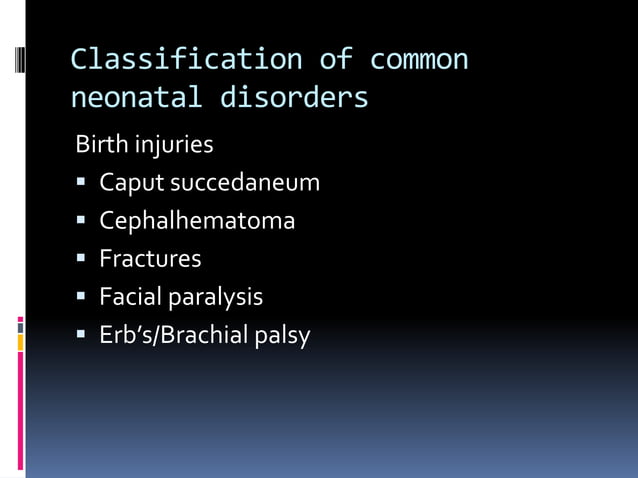 Common neonatal disorders | PPTX