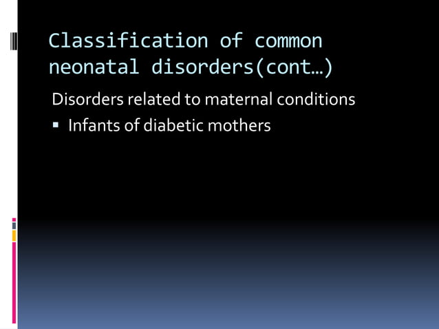 Common neonatal disorders | PPTX