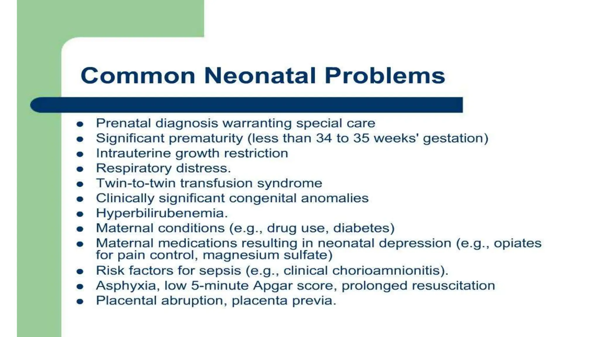 Common neonatal disorders | PPTX